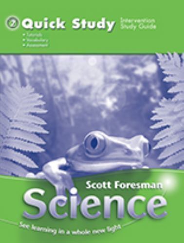 Scott Foresman Science 2006 Quick Study Grade 2 by Scott Foresman (2005 ...
