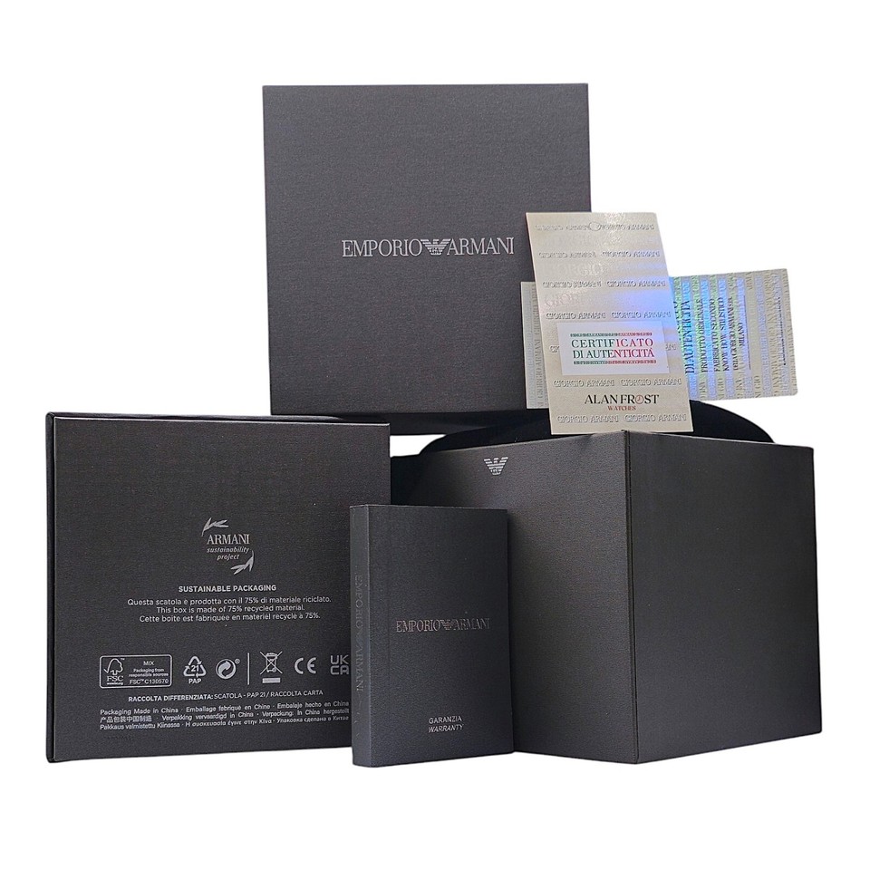 Emporio Armani watch Automatic AR 60008 Men`s Luigi | eBay