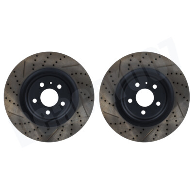 Performance Rear 350mm Vented Brake Disc Rotors For Audi A8 Q7 Q8 S6 S7 ...