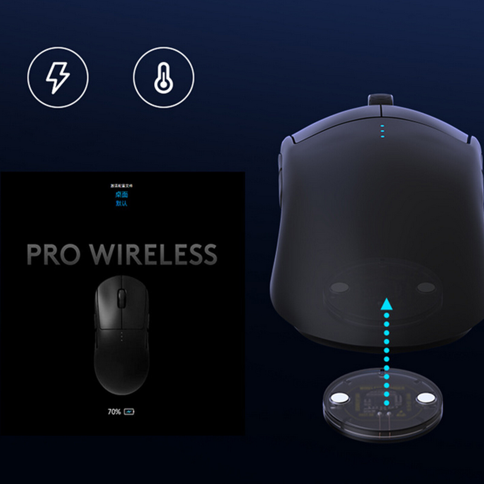 Wireless Charging Charger Module for Logitech G Pro/GPW2/G403/G502/G703 ...