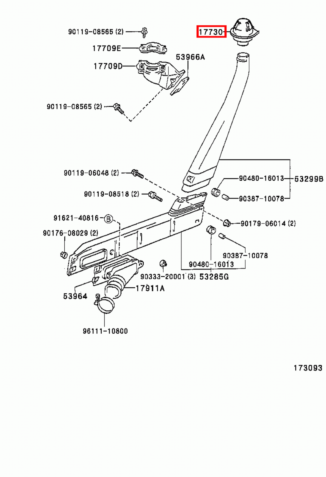 Genuine Toyota Coaster RZB40 HZB70 HZB50 BB60 BB50 BB42 Snorkel Hat Top ...