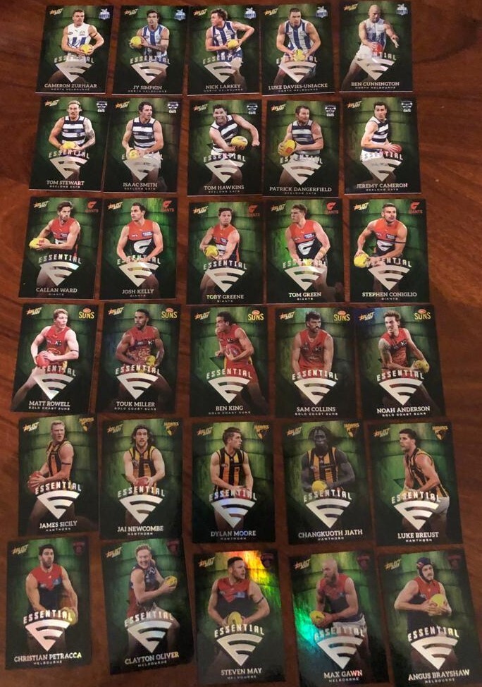 2023 AFL Select Footy Stars Instant Win Green Essentials Pick Your Own ...