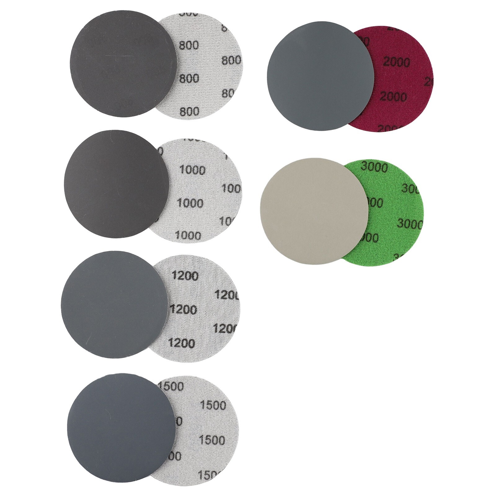 Sandpaper Kit Polishing Sanding 30pcs/set 800 1000 1200 1500 2000 3000 ...