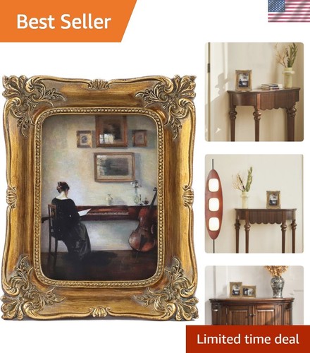 SIKOO Portarretratos vintage de 2.5 x 3.5 pulgadas, pequeño marco de ...