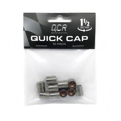 Quick Cap Racing - Fast Fit Valve caps Tyre Tire Valve Stem Caps - 10 ...
