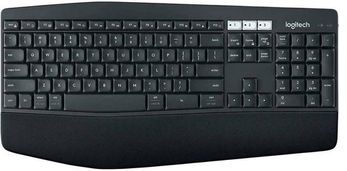 Logitech K850 Wireless Bluetooth PC Keyboard Receiver - Black for sale ...