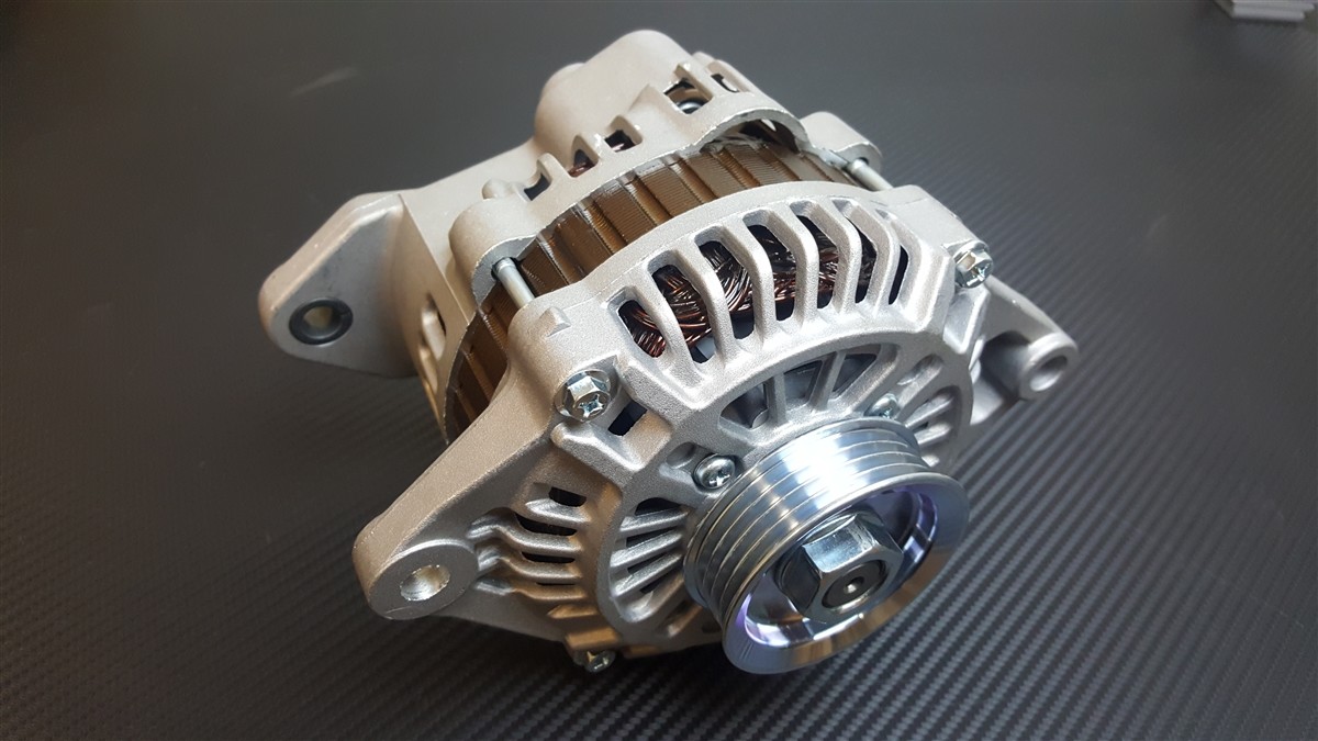 Phase 2 Replacement Alternator Assembly for 90-96 Nissan 300ZX Z32 VG30 ...