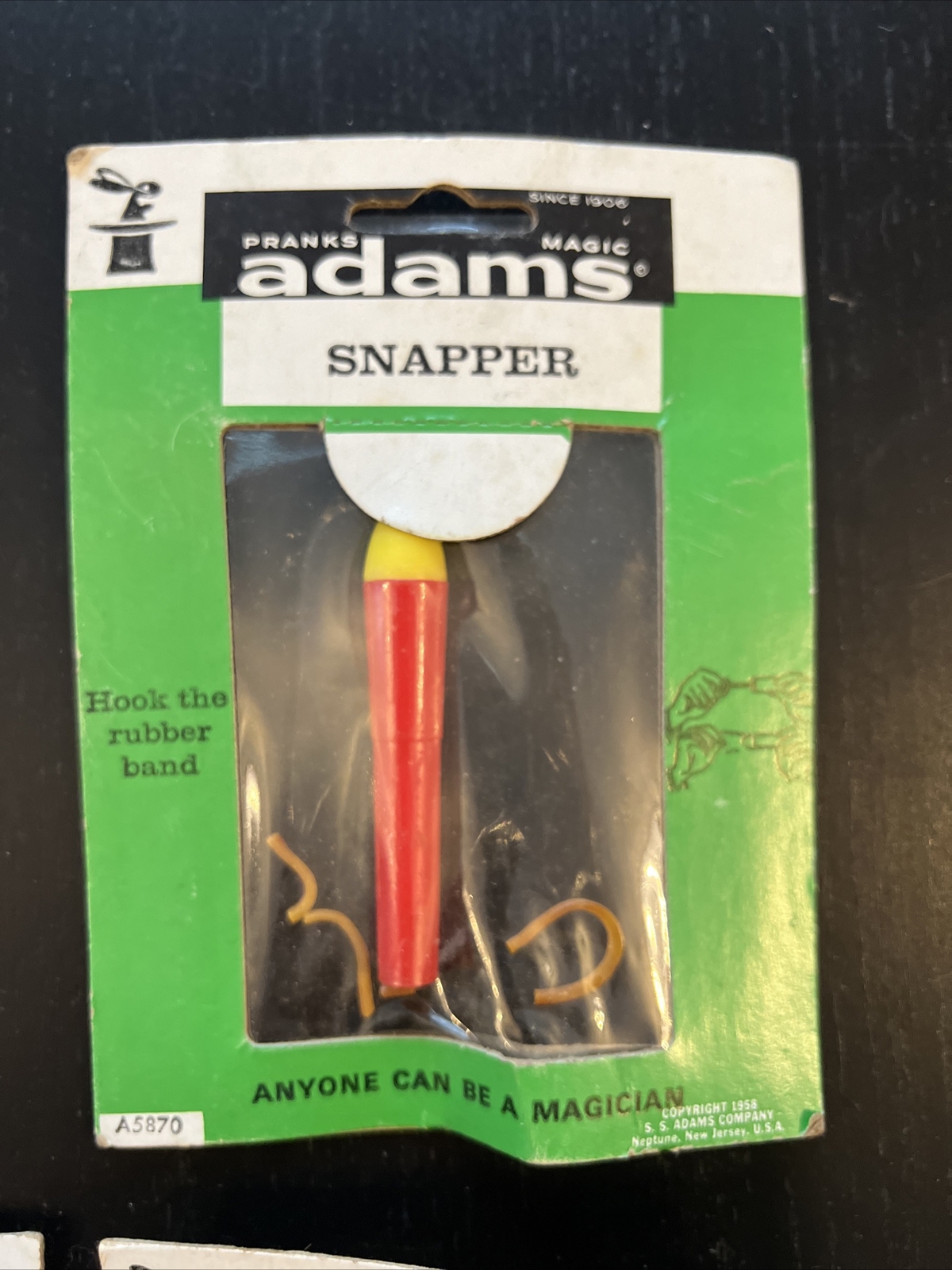 3x Vintage Adams Prank Magic Puzzles Snapper Kits NEW SEALED + Book Lot ...