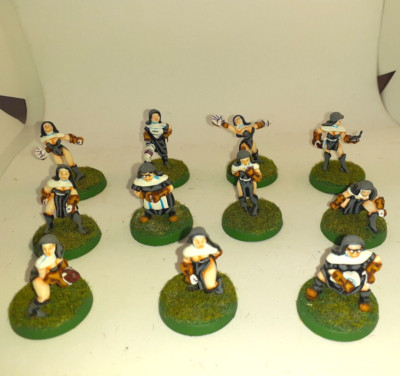 Blood Bowl Shadowforge Miniatures Female Nun Team Pro-Painted 11 Players | eBay