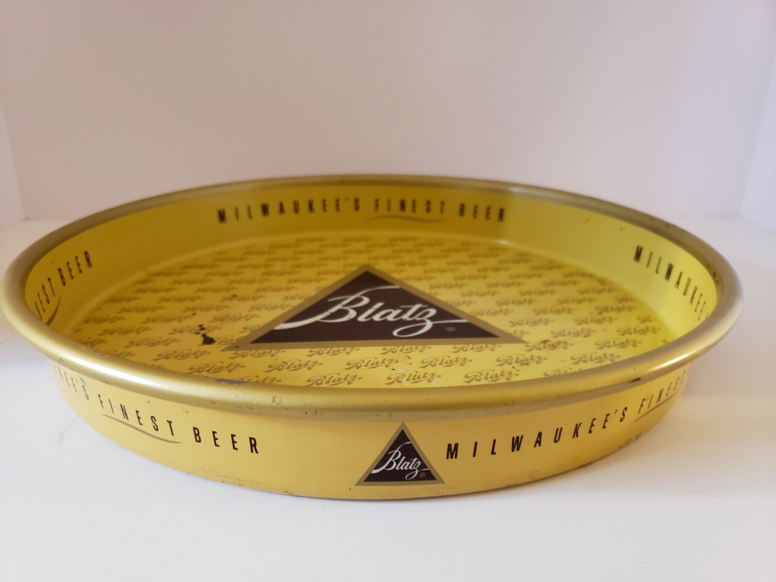 Vintage BLATZ BEER Bar Advertising Metal Serving Tray "Milwaukee's ...