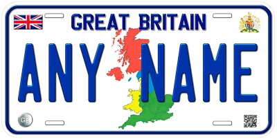 Great Britain Custom Personalized Novelty Car Tag License Plate | eBay