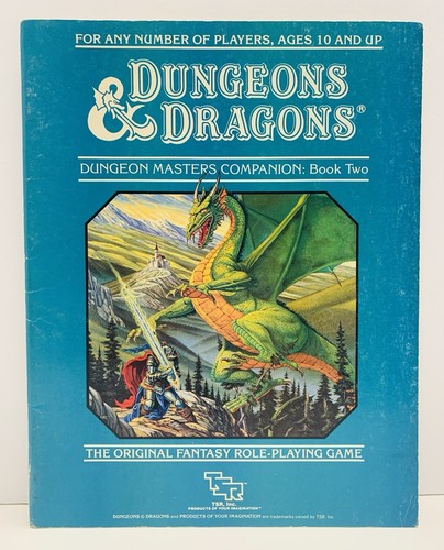 Dungeons & Dragons Dungeon Masters Companion: Book Two 1st Printing ...