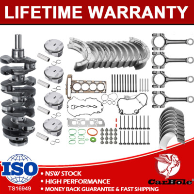 2.4L For Chevy Buick Engine Rebuild Overhaul Kit-Crankshaft Con Rods ...