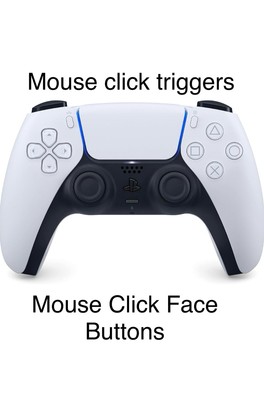 PS5 Controller Mouse Click Triggers and Face Buttons Installation | eBay