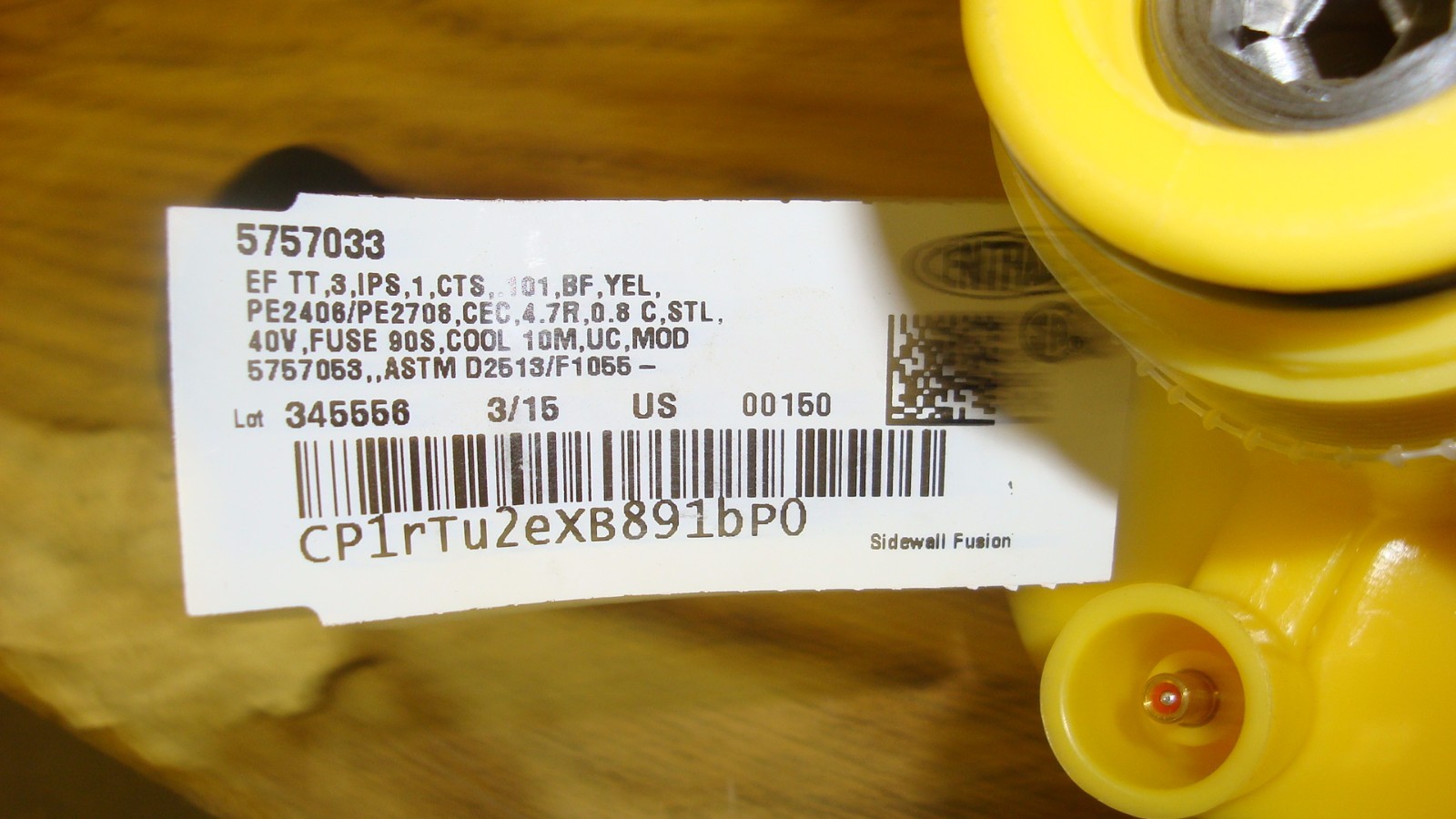 3"X1 " IPS Central EF High Volume Tapping Tee Electrofusion ...