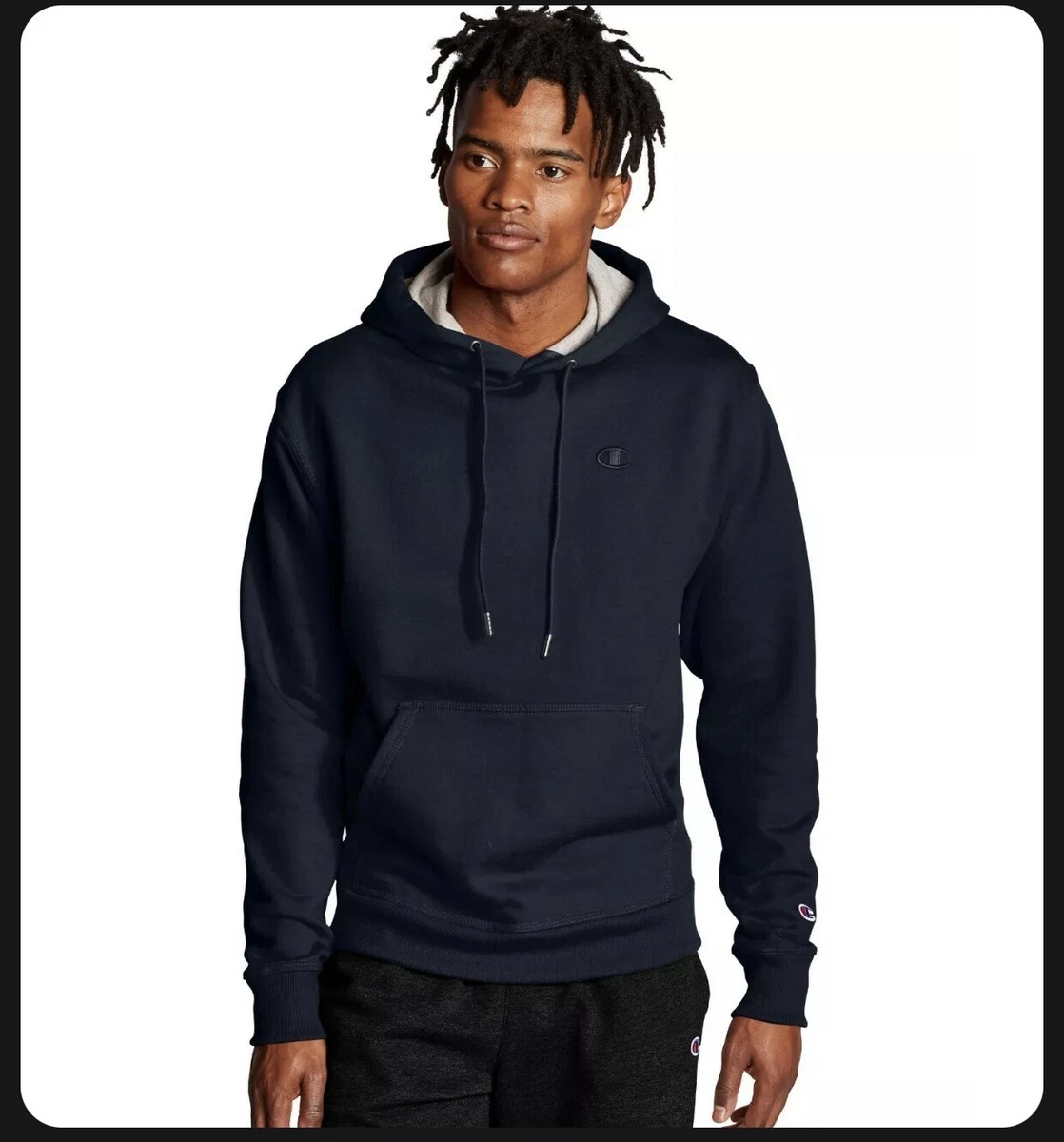 Champion Mens And Big Mens Powerblend Fleece C Logo 53 Off
