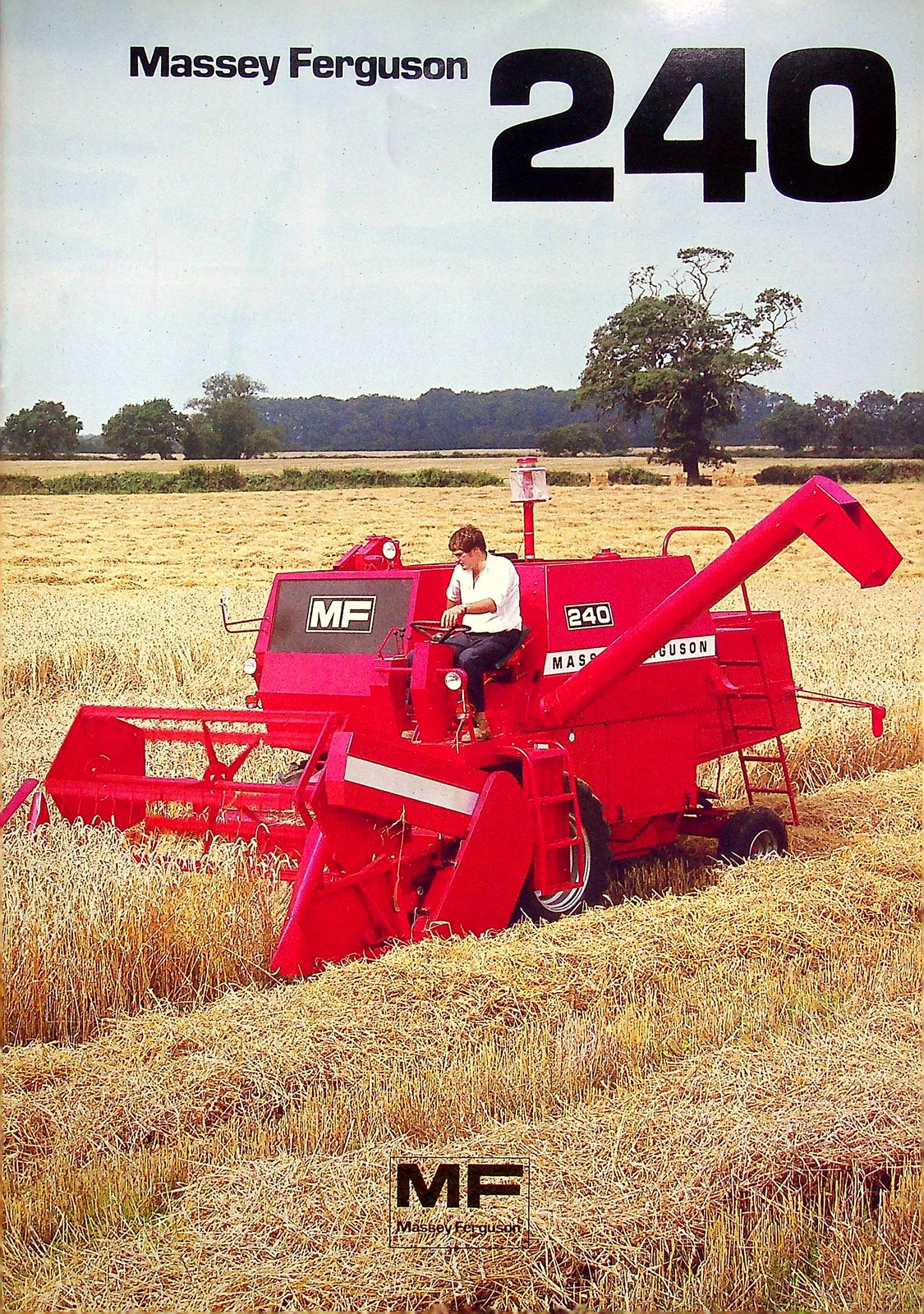 239965) Massey-Ferguson MF 240 Mähdrescher UK Prospekt 1979 | eBay.de
