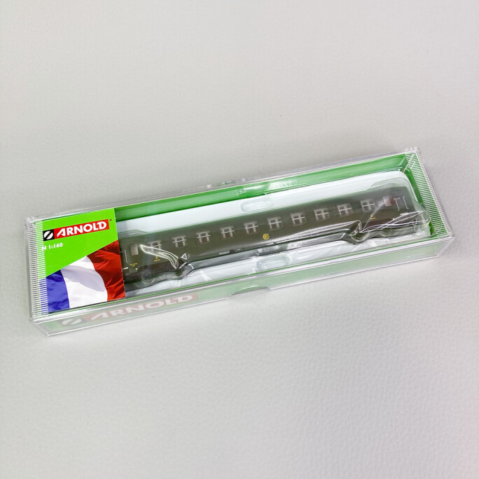 Voiture DEV AO, B10C10, 2CL, logo rond jaune Sncf, Ep III - ARNOLD ...