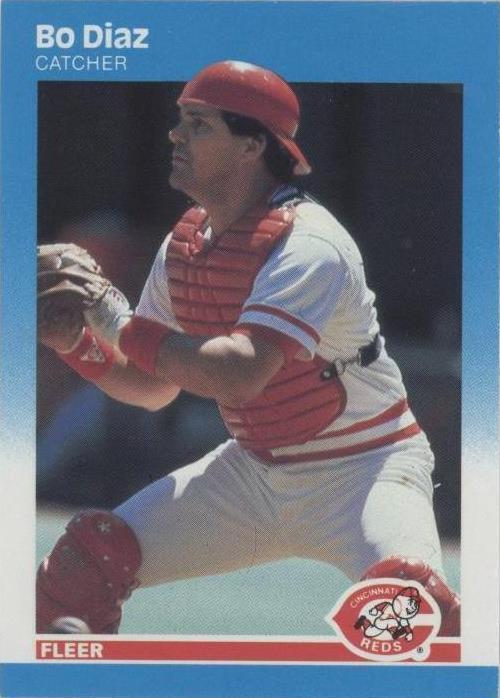1987 Fleer - Bo Diaz #200 for sale online | eBay