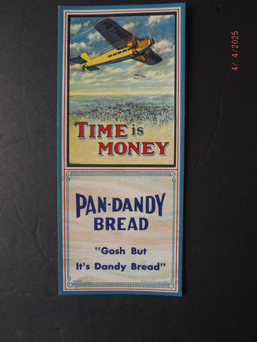 Blotter - Pan-Dandy Bread - Time is Money | eBay
