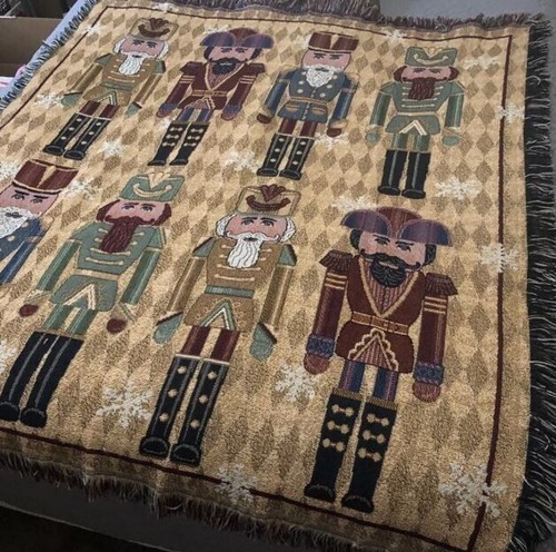 Mohawk Rug & Textiles Blanket Throw Soldier Men Nutcracker Christmas ...