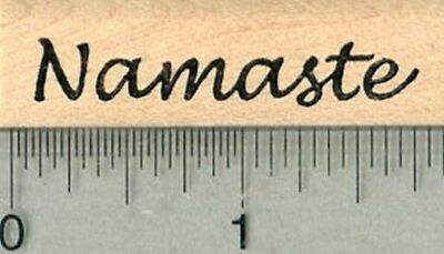 Namaste Rubber Stamp, Yoga series D34107 WM | eBay