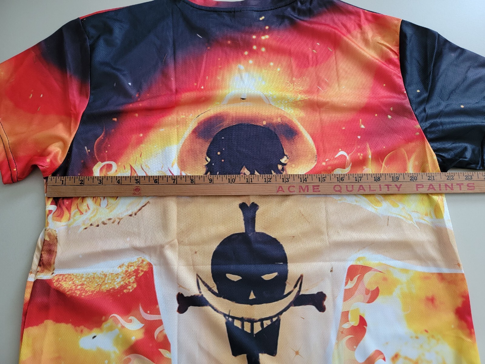 One Piece Mens Portgas D Ace Pirate Anime Manga Jerse… - Gem