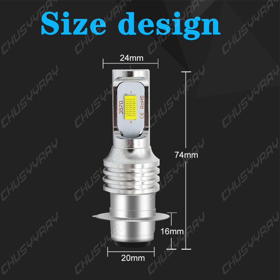 2 Super Brite LED bulb for Eiko A-3603-BP; headlight headlamp;12v ...