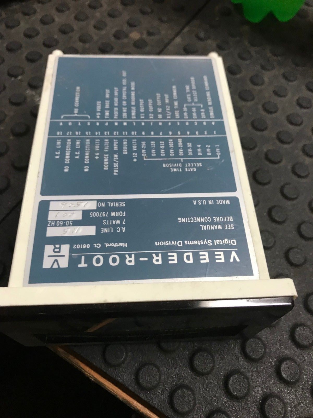 VEEDER-ROOT 7970 RATE INDICATOR | eBay