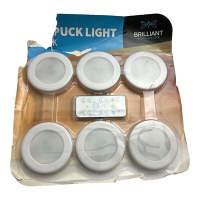 Brilliant Evolution Tap Push Lights – 6-Pack LED with Batteries ...