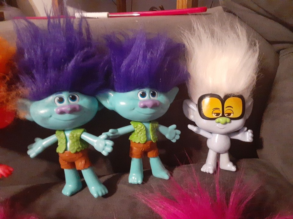 Dreamworks Trolls Lot Of 7 Doll Troll Toy Figures Branch Poppy Guy ...