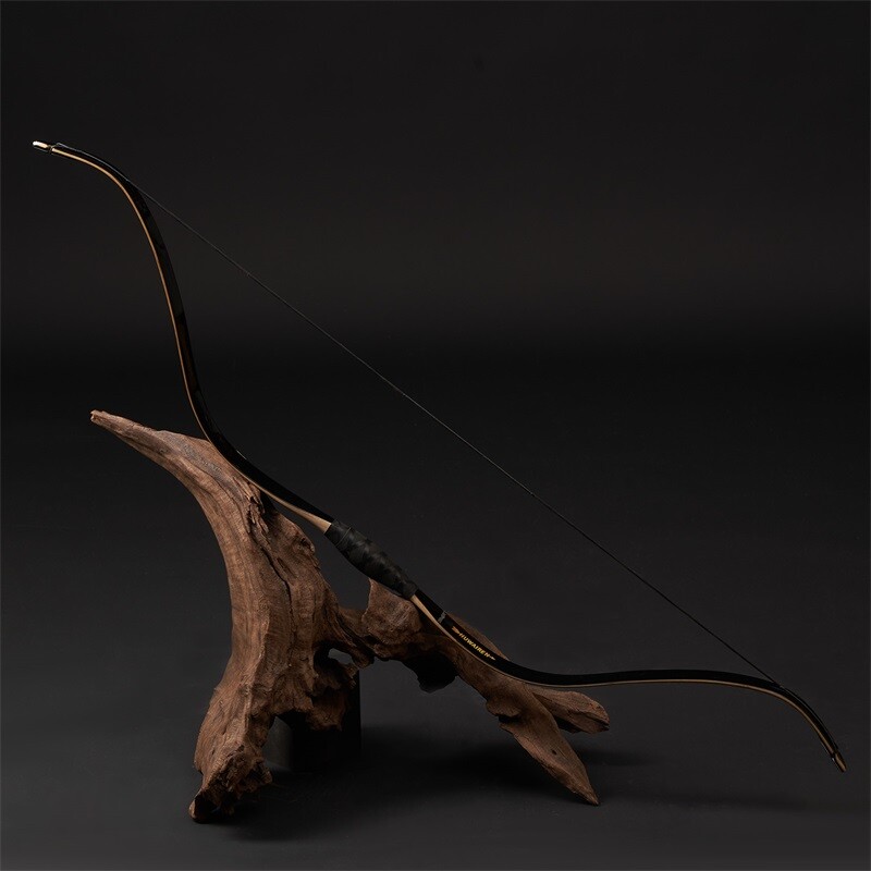 46" Toparchery Traditional Bow 25-50lbs Short Recurve Bow for Hunting ...