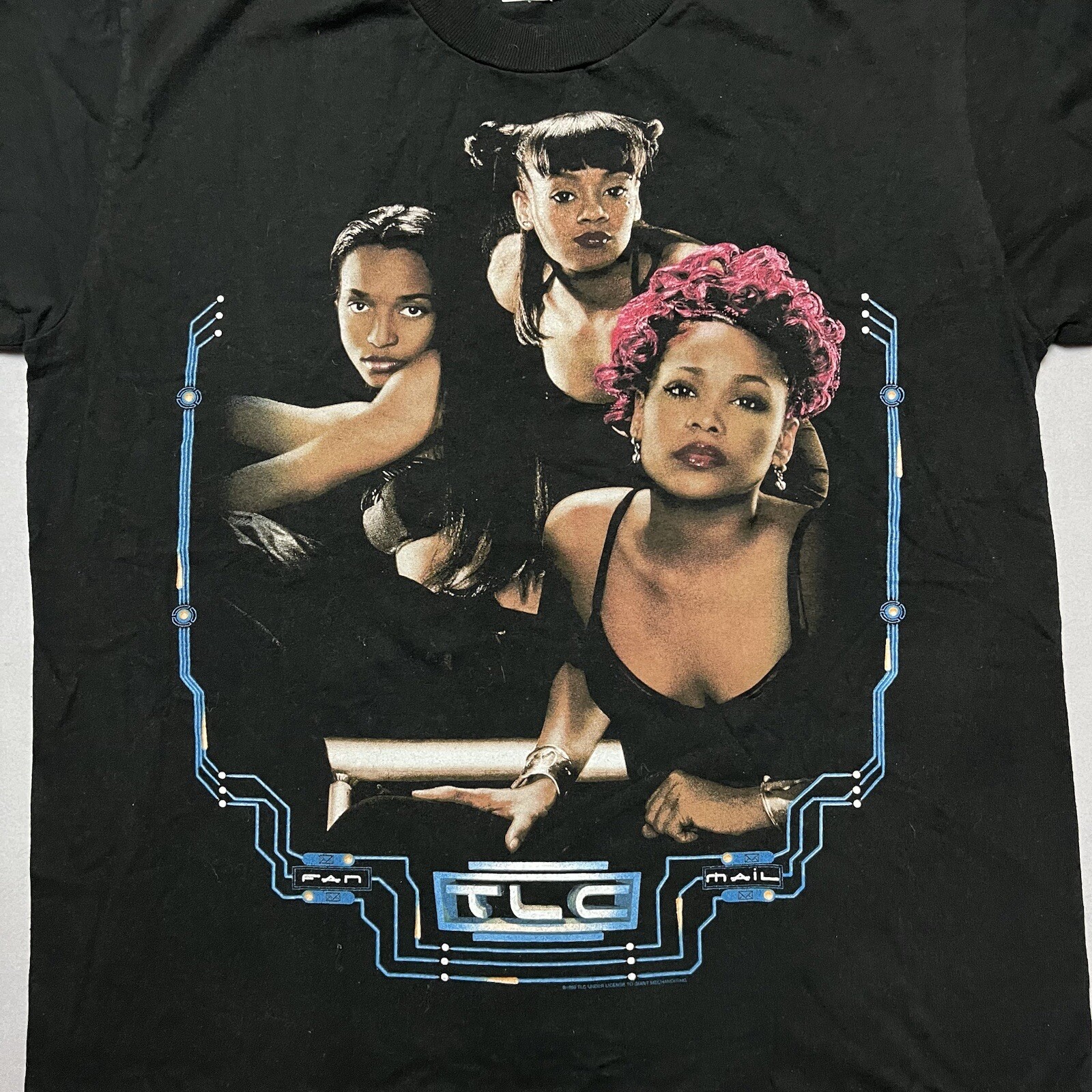 Vintage 90s TLC Fan Mail Rap Tee Tour XL - Gem