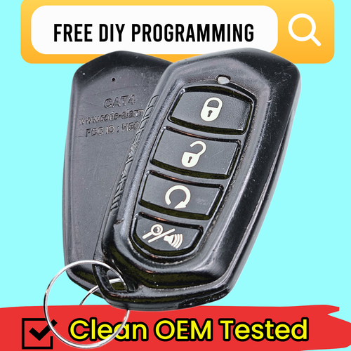 Clean Code Alarm CAT4 Remote Control Key Fob 4-Button Transmitter ...