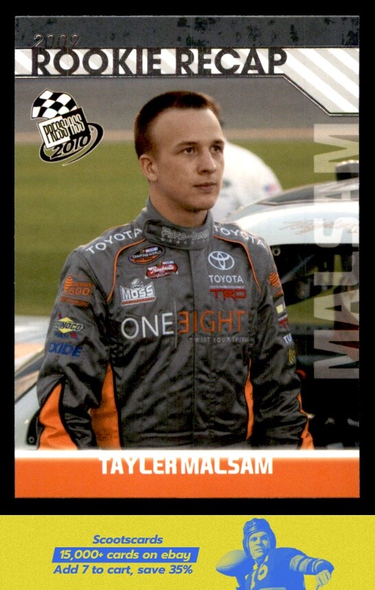 2010 Press Pass Tayler Malsam #77 Randy Moss Motorsports/OneEight | eBay