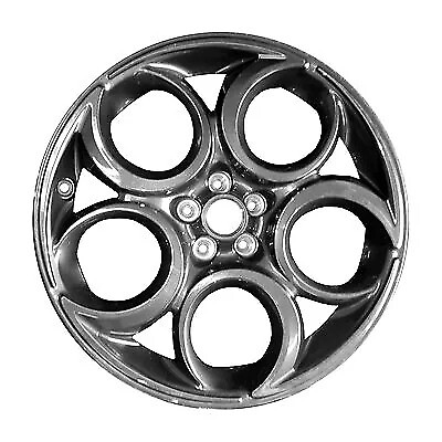 Wheel For 15-20 Alfa Romeo 4C 18x7 Alloy 5 Spoke Dark Charcoal Silver 5 ...