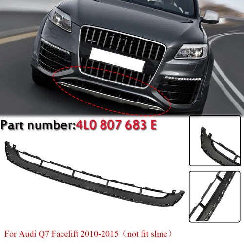 Front Grille Bumper Lower Center Cover Cap For Audi Q7 Facelift 10-15 ...
