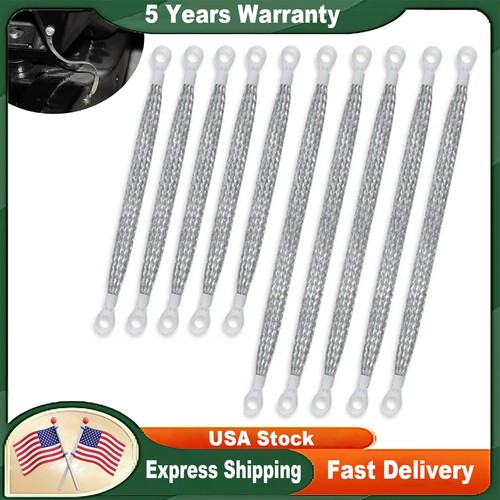10PCS Car Truck Firewall Engine Body Engine Ground Strap Tinned Copper ...