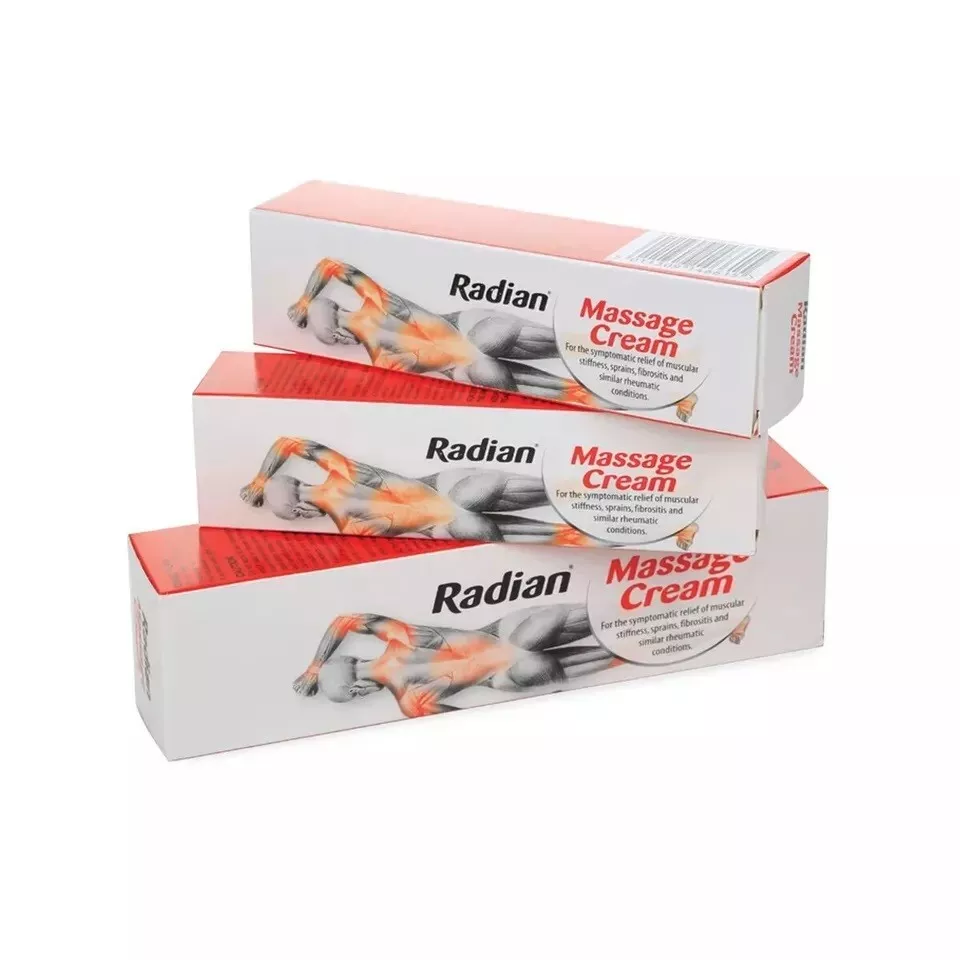 RADIAN MASSAGE CREAM FOR STIFFNES,SPRAINS,FIBROSITIS, MUSCLE RELIEF 100G | eBay