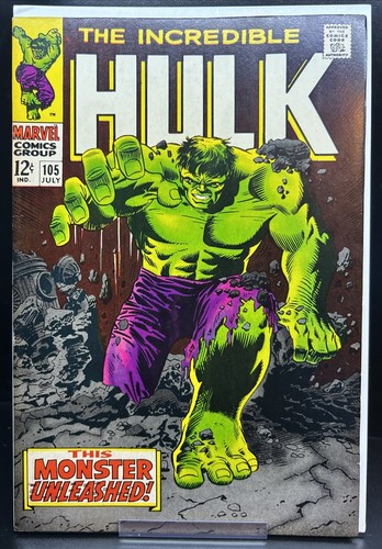 Incredible Hulk 105 RAW Very High Grade Est 9.2 -9.4 CGC Worthy | eBay