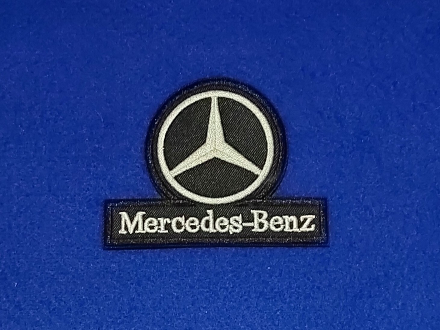 A Pair Of Motor Car Racing Patches Sew / Iron On Badges Mercedes-Benz ...