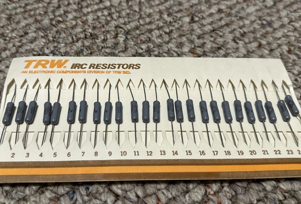 IRC CCB (QTY-25) 1M Ohm RN65C1004B Metal Film Resistor - 0.1% tolerance ...