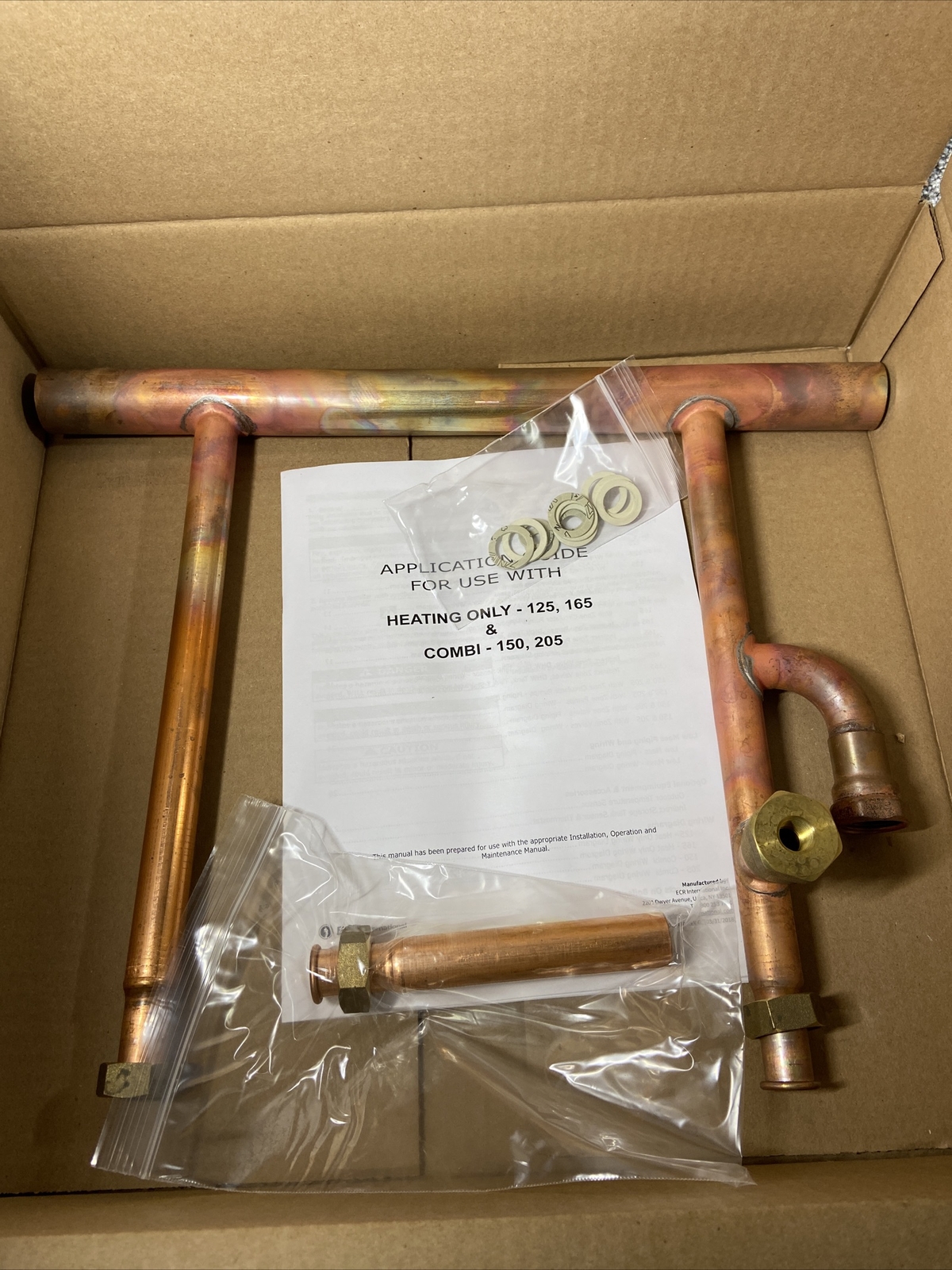 UTICA Boiler Kit, Manifold & Pipes, Solo, MAH/DCB+ For 125,165 & Combi ...