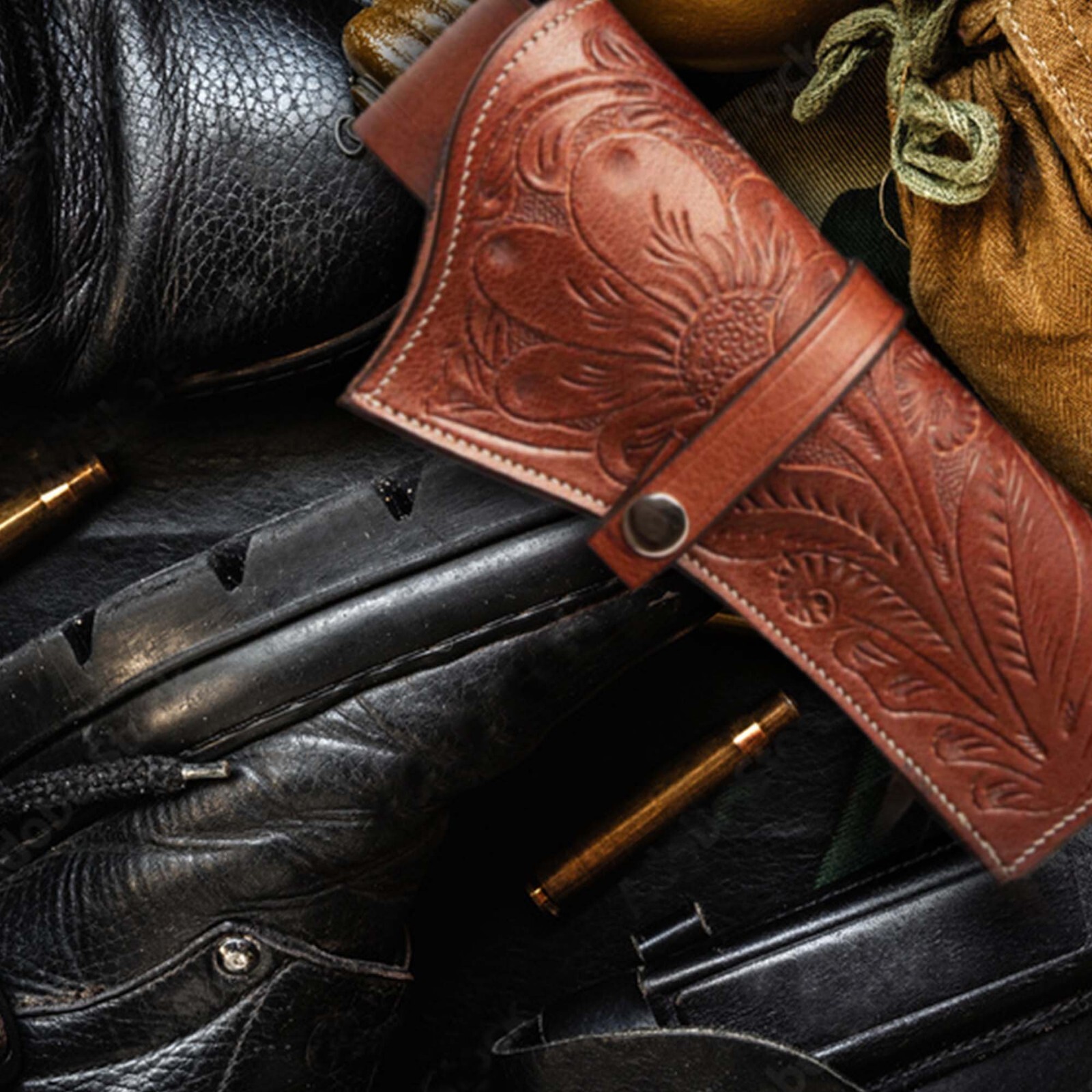 Gun holster fit Schofield Revolver 7 Inch Barrel, Ruger Vaquero 6 1/2 ...