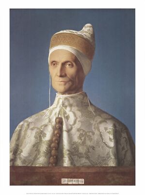 GIOVANNI BELLINI Portrait of Doge Leonardo Loredan 31.5" x 23.5" Offset ...