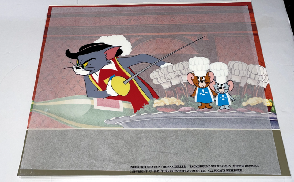 Tom And Jerry Cel Hanna Barbera TWO MOUSEKETEERS Animation Art Sketch ...
