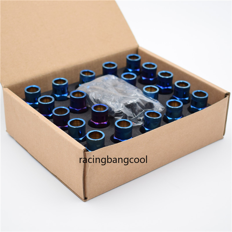 M12X1.25 Roasted Blue Wheel Nuts Wheel Lug Nuts Wheel Rim Nuts With ...