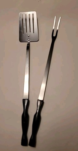 CUTCO Stainless Steel Barbecue Spatula & Grilling Fork #1706 #1707 Set ...