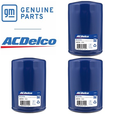 3 Pack - NEW AC Delco PF2232 Engine Oil Filter for Chevy GMC 6.6L ...