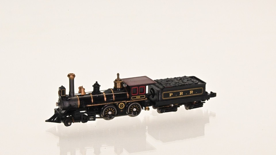 Key Model Trains/Bachmann Brass 1880s Baldwin Mugul & 5 Car set PRR N ...